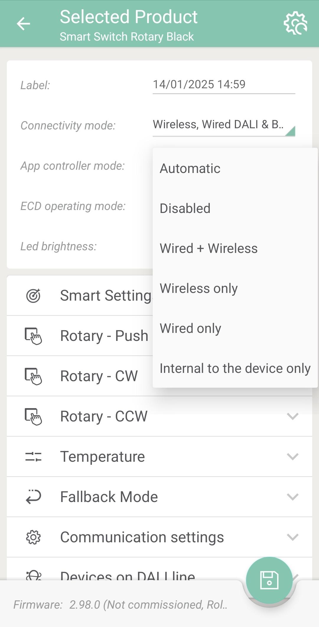 How to setup zc-ss-rot RGB control on a zencontrol controller – zencontrol