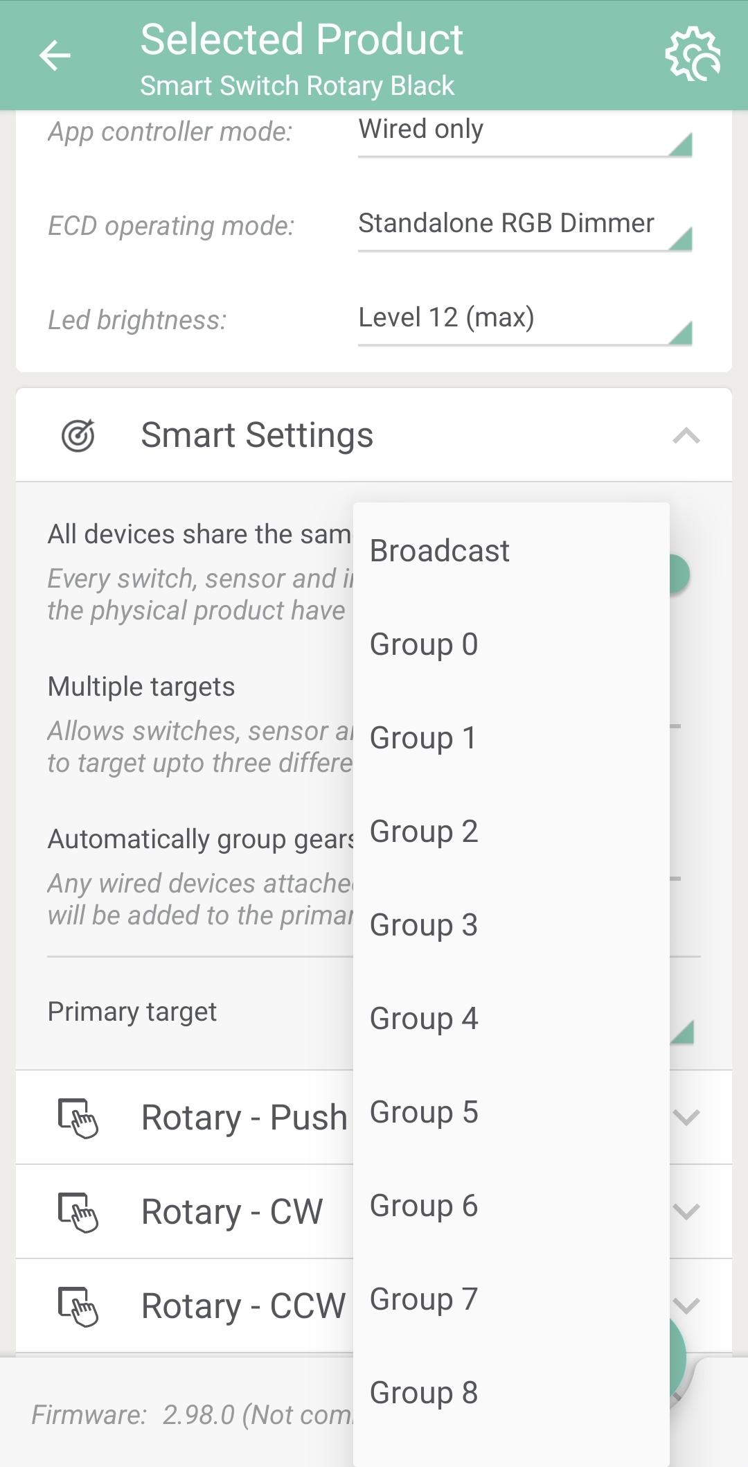How to setup zc-ss-rot RGB control on a zencontrol controller – zencontrol