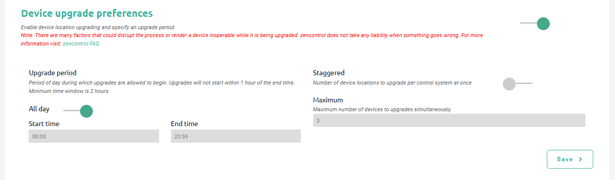 How to update zencontrol control systems and devices – zencontrol
