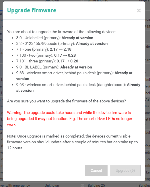 How to upgrade device firmware in the cloud – zencontrol