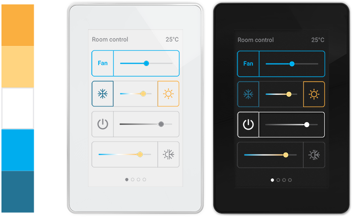 Suggested SSD Container/ Button Colour Schemes – zencontrol